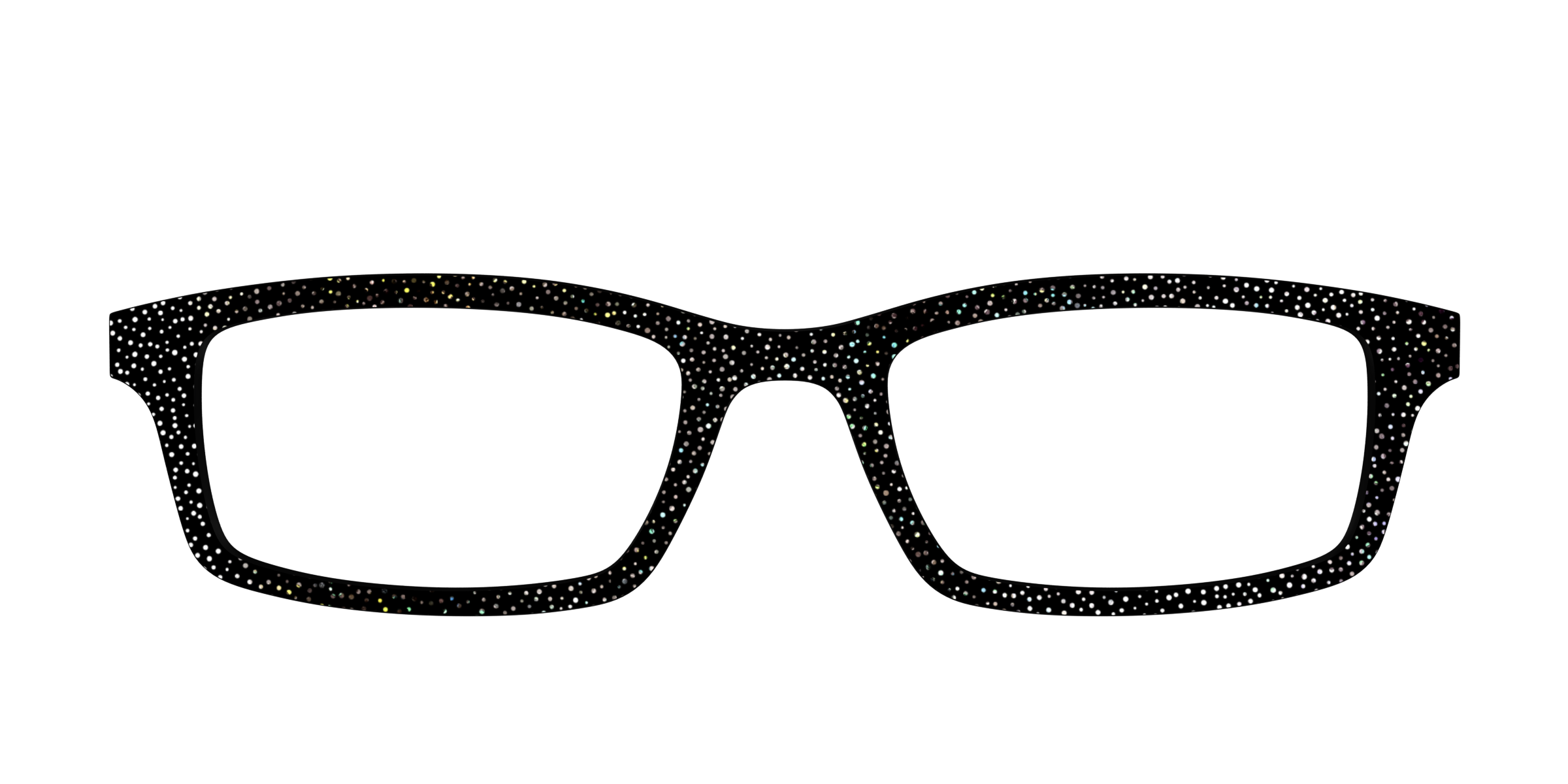 The Black Holographic Mini Dot – Pair Eyewear