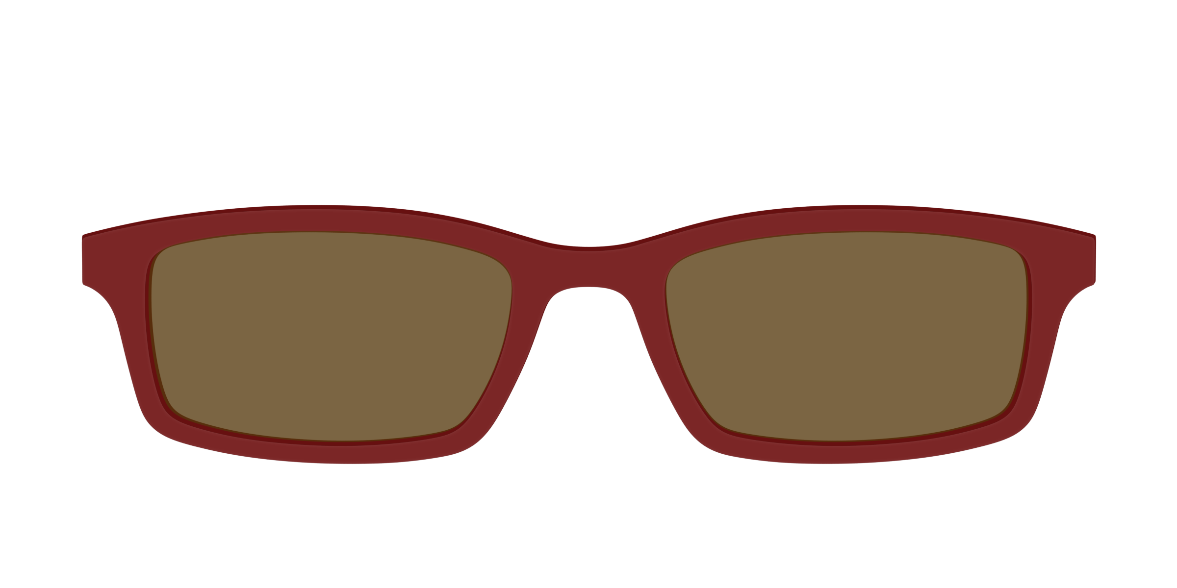 The Polarized Burgundy Sun Top – Pair Eyewear