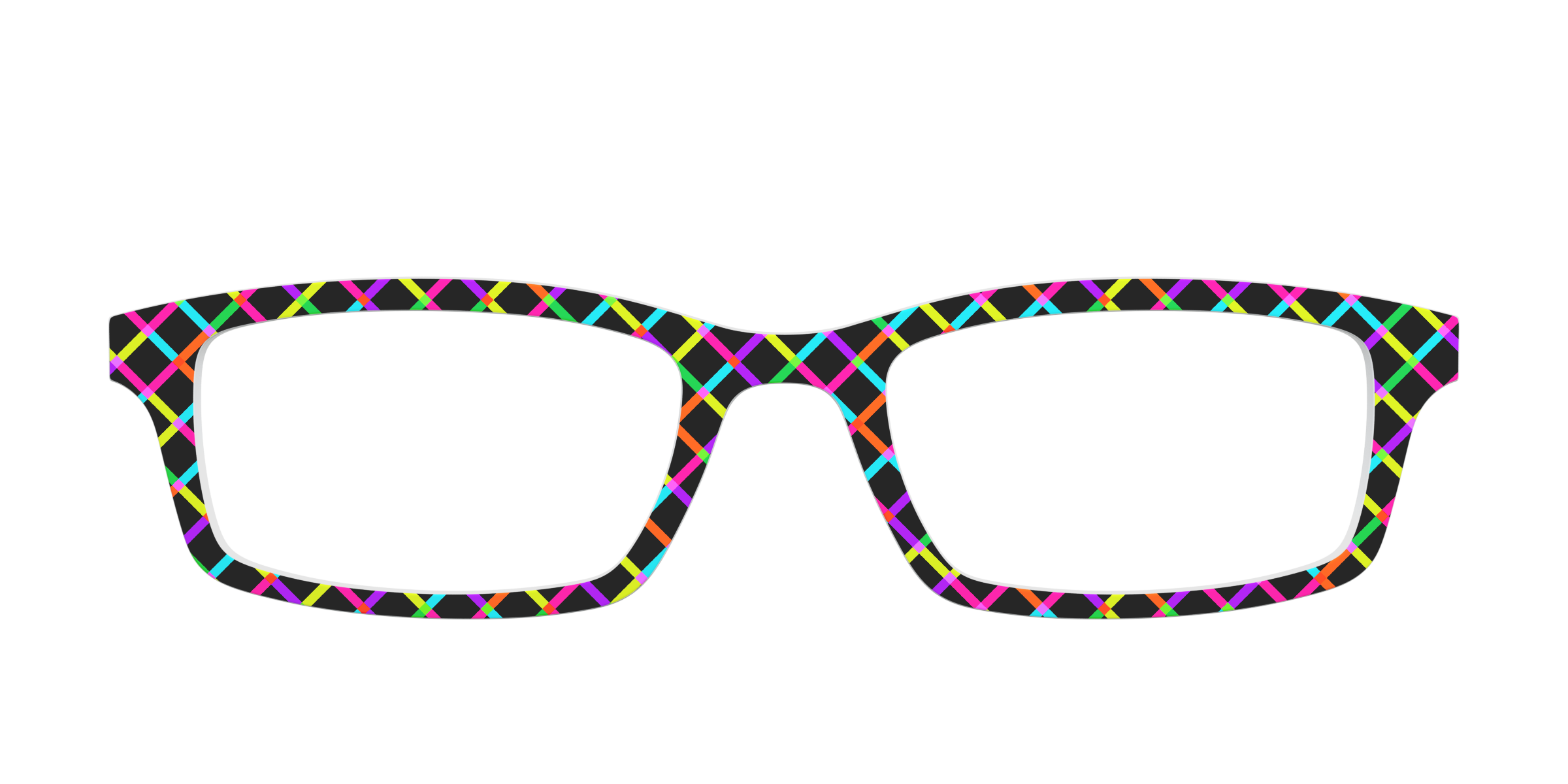 The Rainbow Windowpane – Pair Eyewear