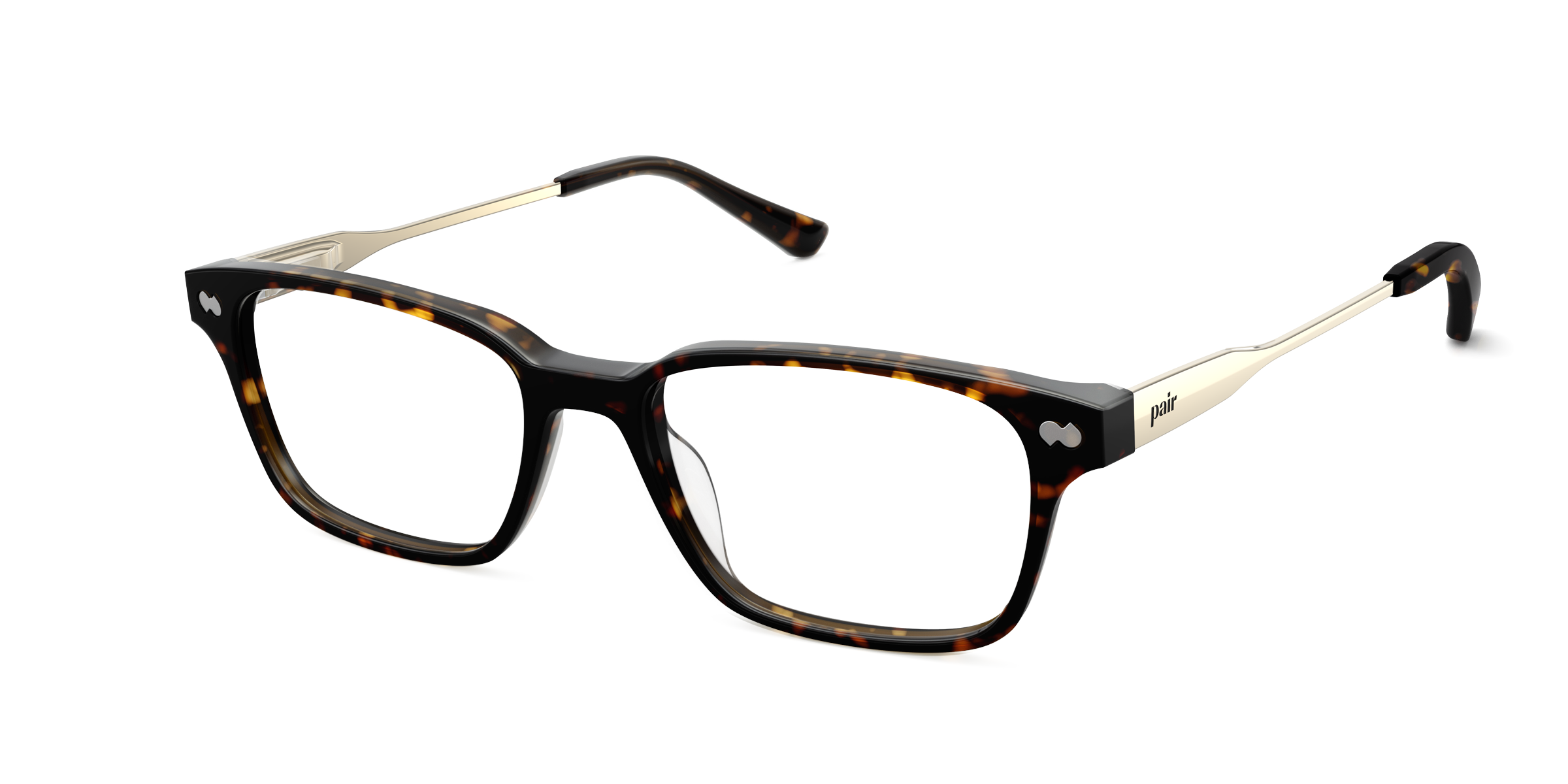 The Finley - Tortoise Acetate Gold Metal – Pair Eyewear