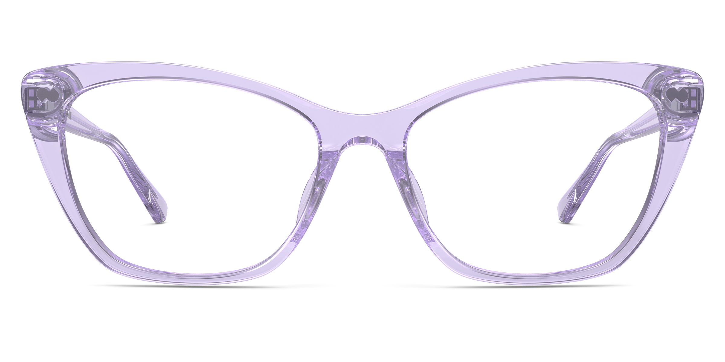 The Wanda - Lavender Clear – Pair Eyewear