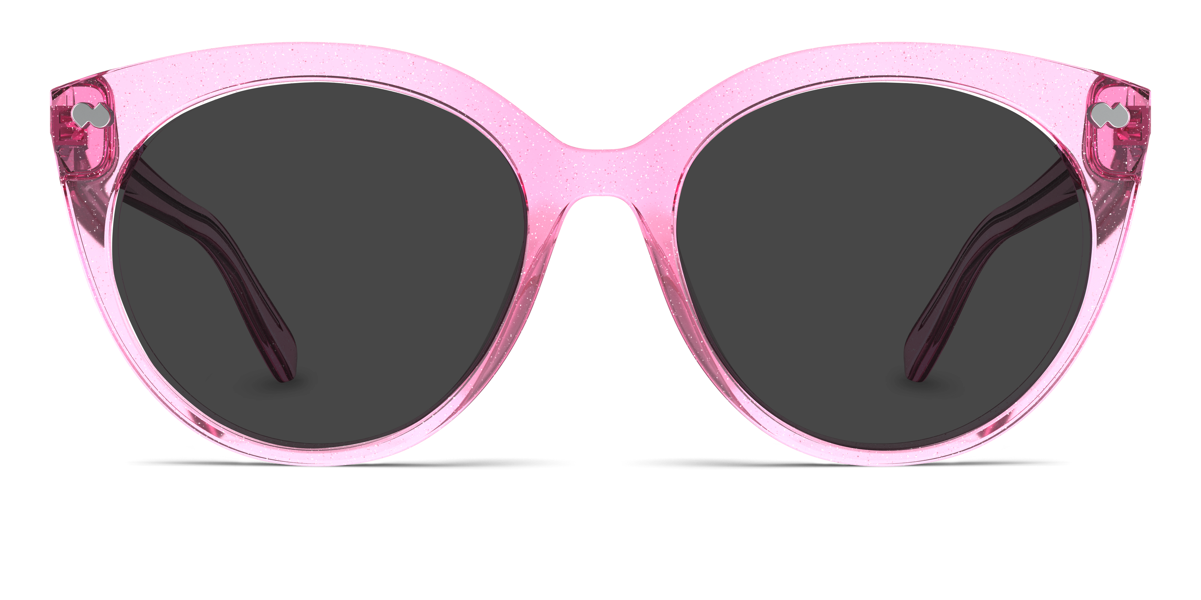 The Zuri - Pink Glitter Clear Sun – Pair Eyewear