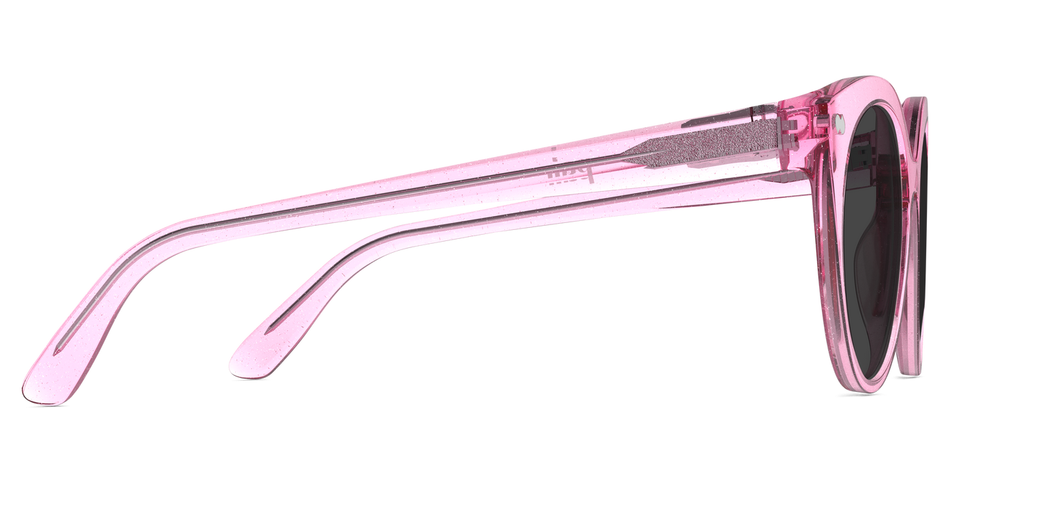 The Zuri - Pink Glitter Clear Sun – Pair Eyewear