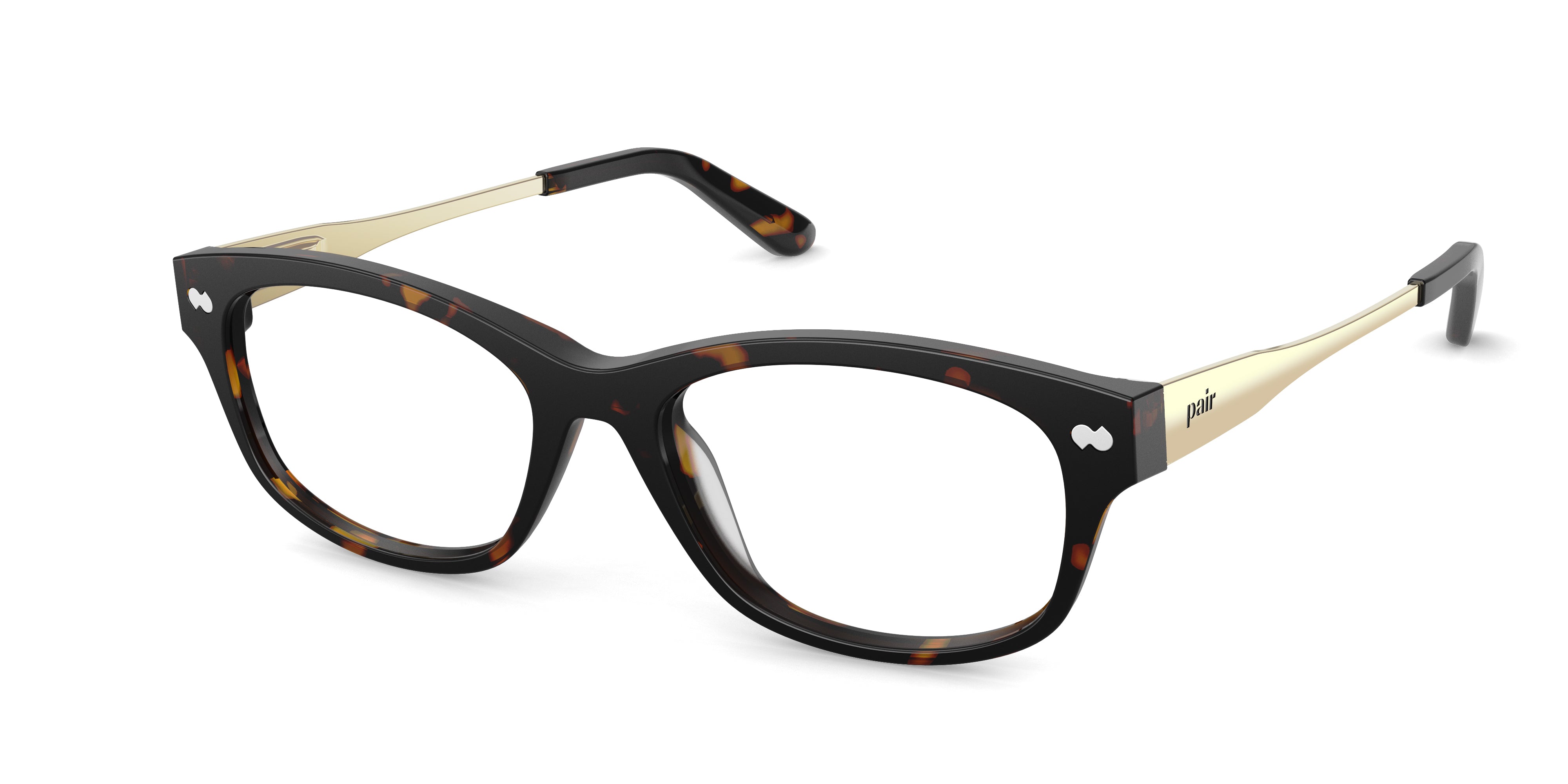 The Addison - Tortoise Acetate Gold Metal – Pair Eyewear