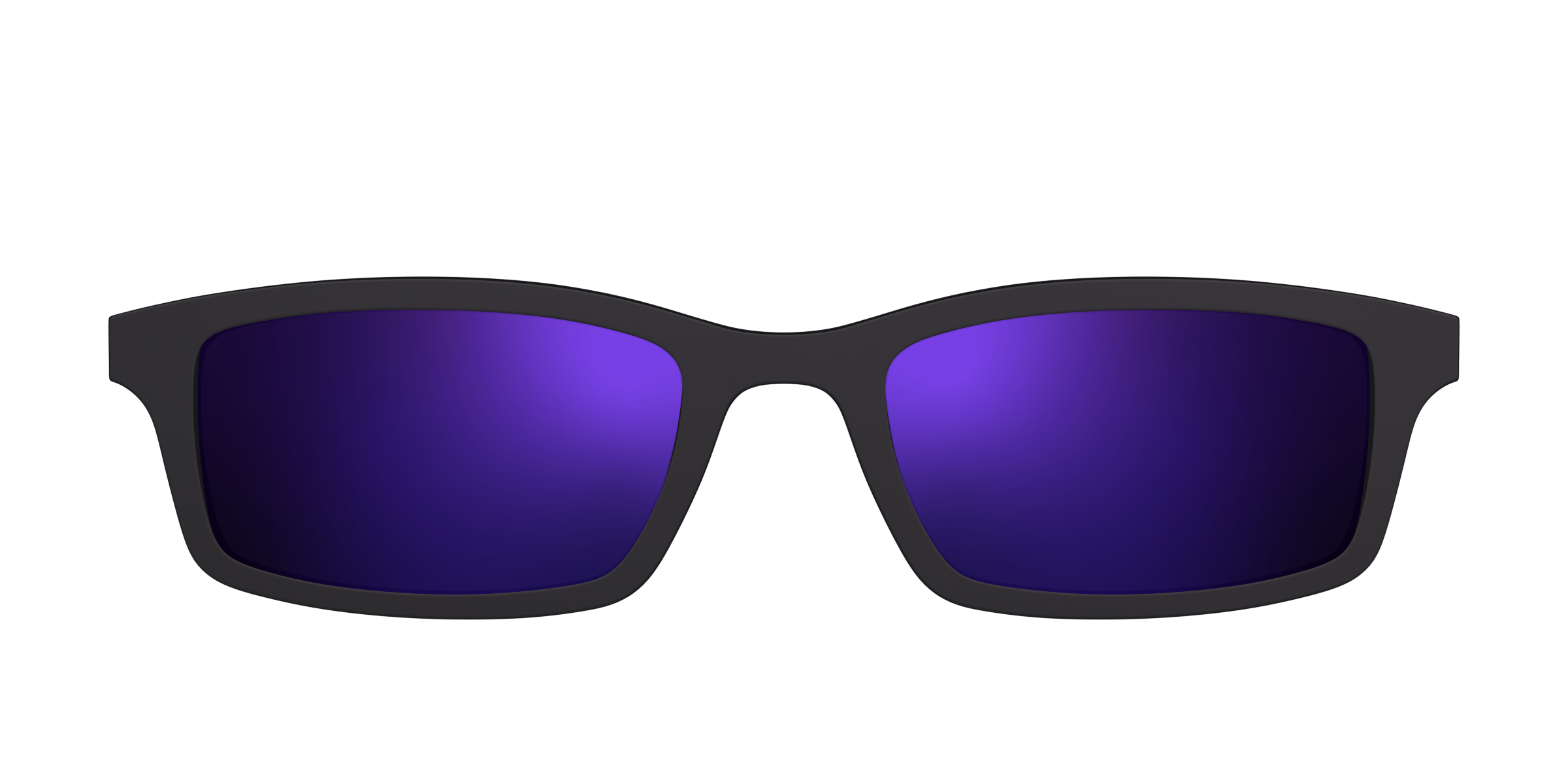 The Polarized Purple Reflective Sun Top – Pair Eyewear