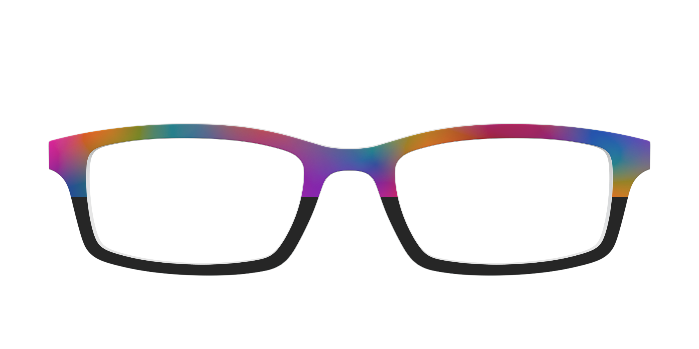 The Rainbow Gradient Split – Pair Eyewear
