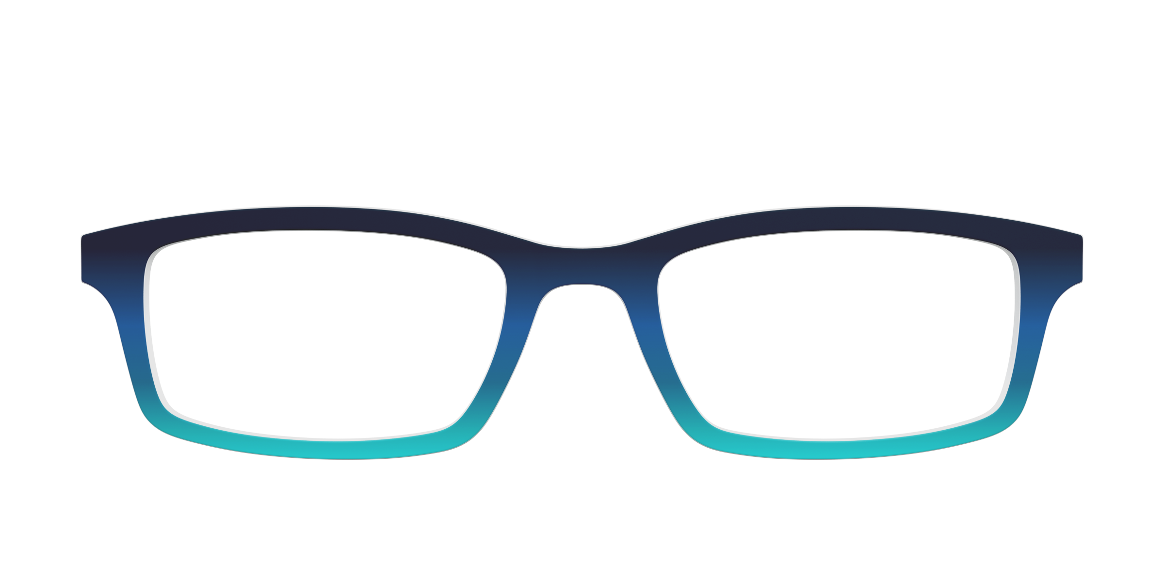 The Royal Blue to Seafoam Gradient – Pair Eyewear